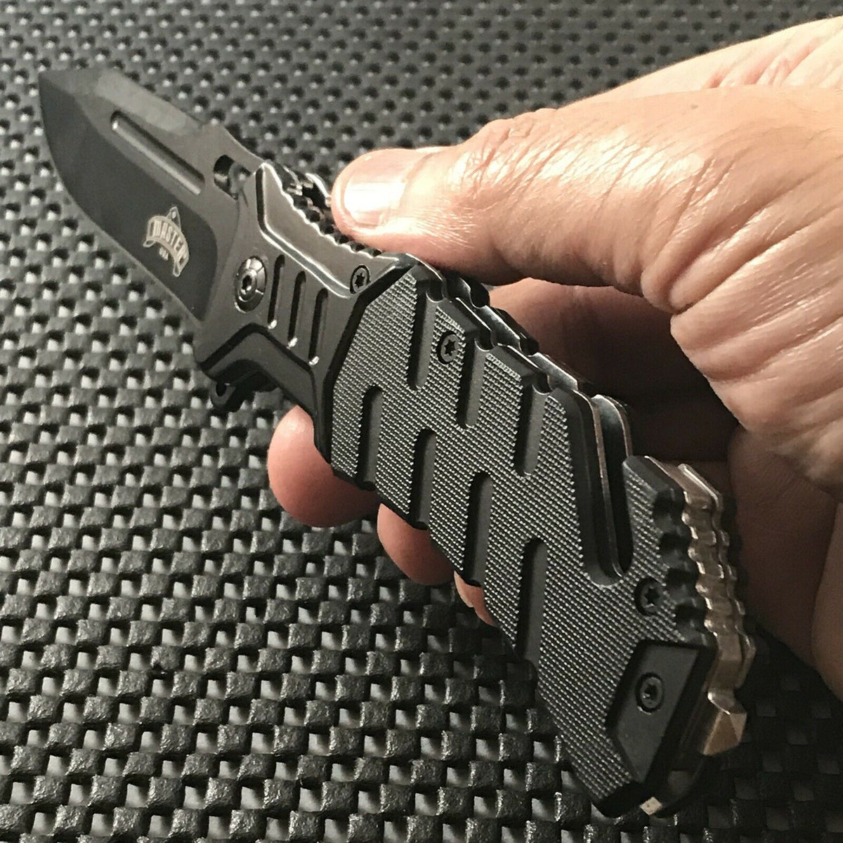 8" Master USA Tactical Military Assisted EDC Pocket Knife (MU-A022BK)