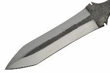 11.5" Medieval Double Edged Sharp Railroad Dagger Weapon With Sheath