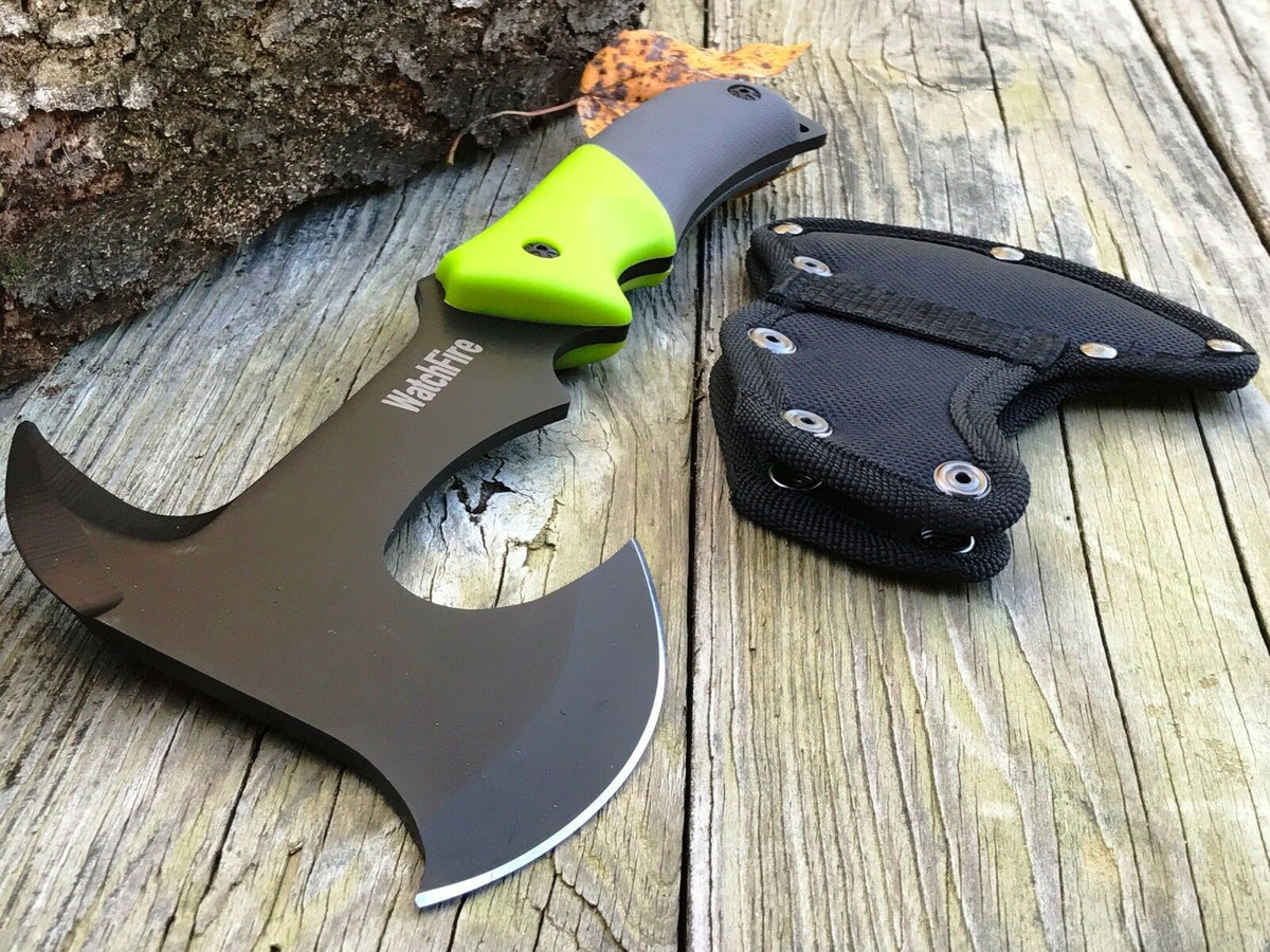 11.5" WatchFire Zombie Style Zombie Tomahawk Throwing Axe & Hatchet