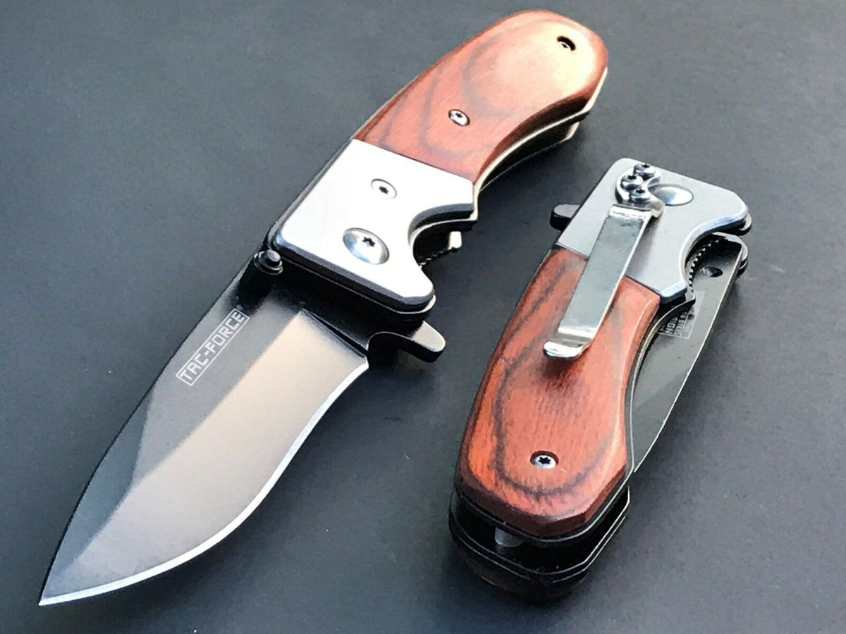 7" Tac Force TF-469 Speedster Pakkawood Folding Pocket Knife