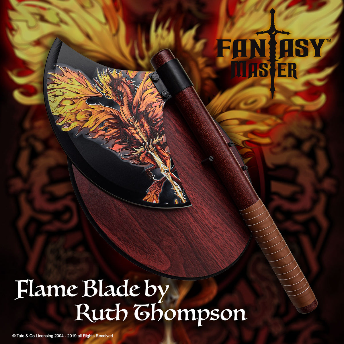 18" Fantasy Master Flame Axe (FMT-AXE001)